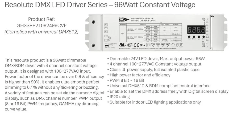meanwell HLG-80H LED Constant Voltage Power Supply PSU For LED