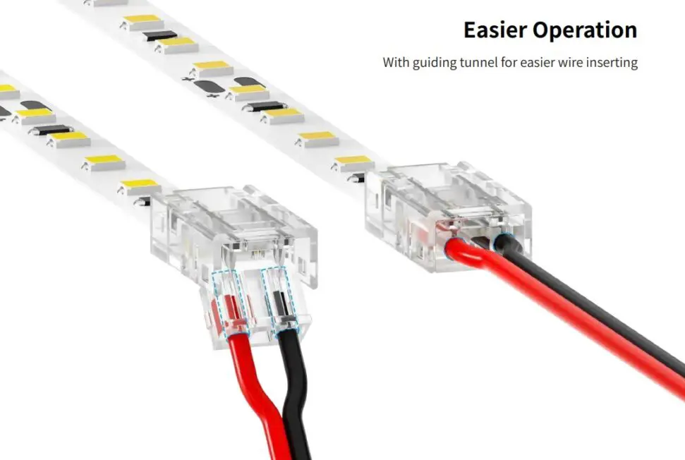LED Maxi Clip Ribbon Tape Solderless Connectors | GHS Special Projects