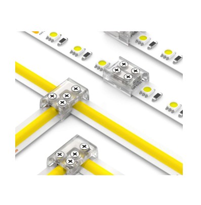 LED Screw Clip Ribbon Tape Solderless Connectors | GHS Special Projects